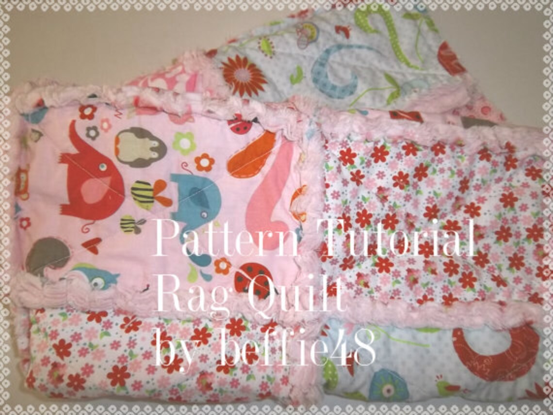 Super Simple, Rag Quilt Pattern Tutorial, With Photos, Pdf - Etsy