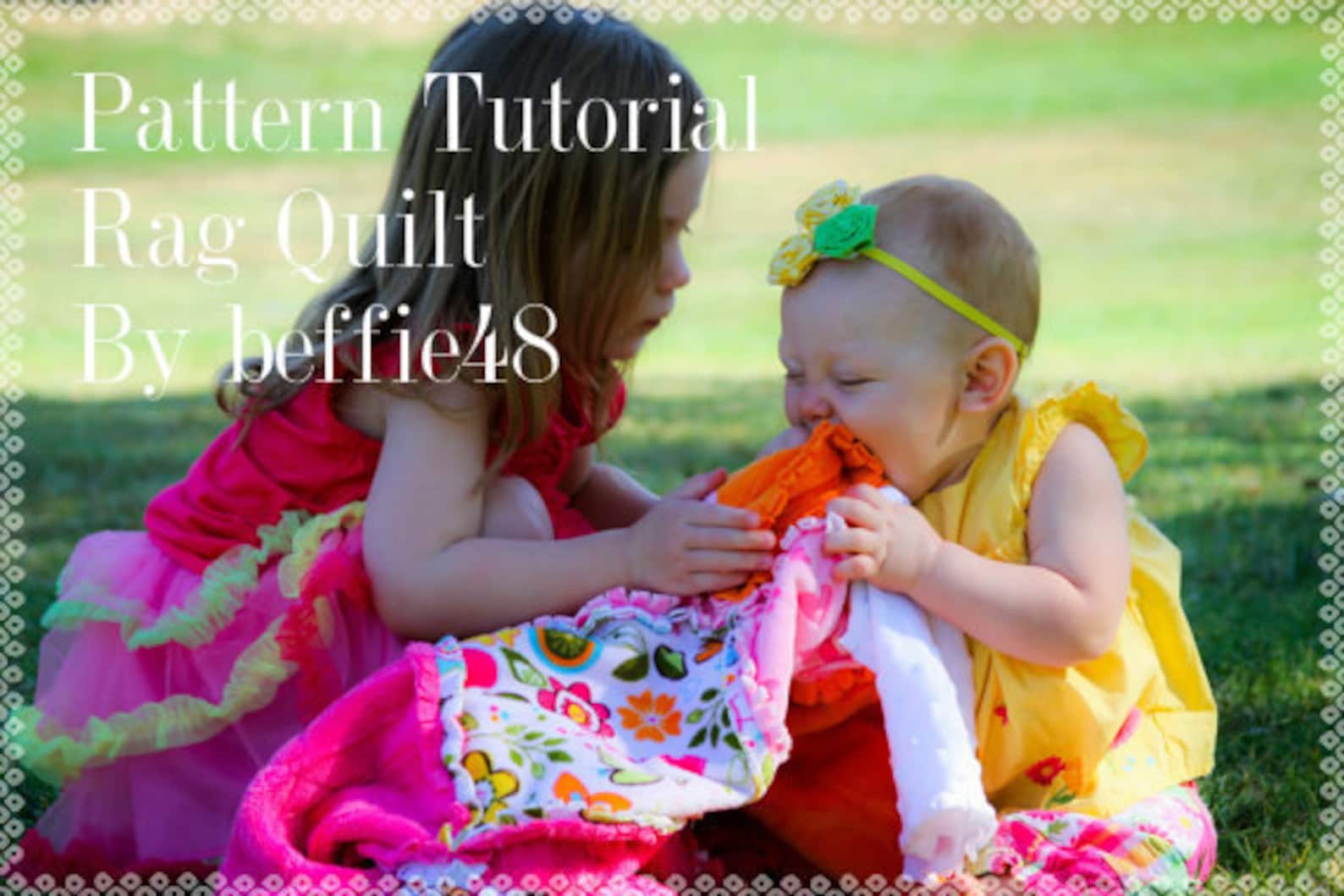 Easy Rag Quilt Pattern Tutorial Easy With Photos Pdf File - Etsy