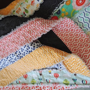 Lazy Days Jelly Roll, Rag Quilt Pattern Tutorial, Easy to Make - Etsy