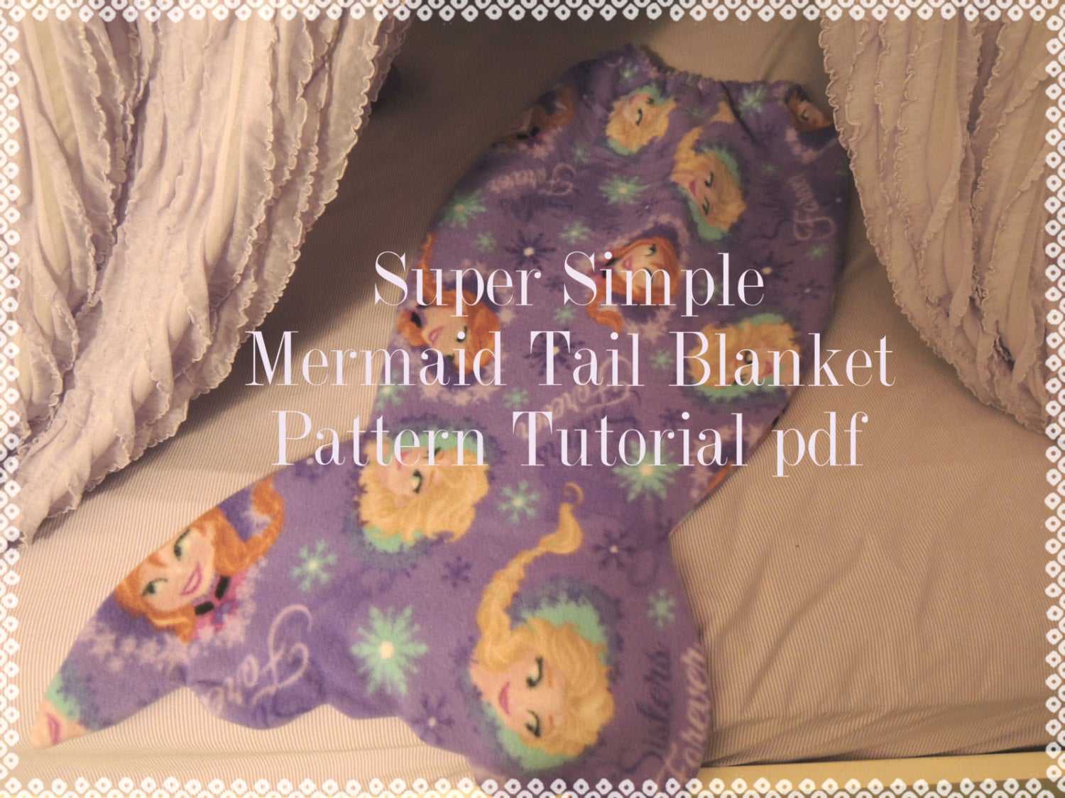 Super Simple Mermaid Tail Blanket Pattern and Tutorial 2 - Etsy