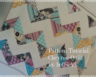 Chevron Quilt PATTERN Super Simple Pdf. Fast Fun and Easy to - Etsy