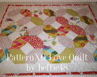 XO Hugs and Kisses Quilt Pattern Tutorial, With Photos, Pdf - Etsy