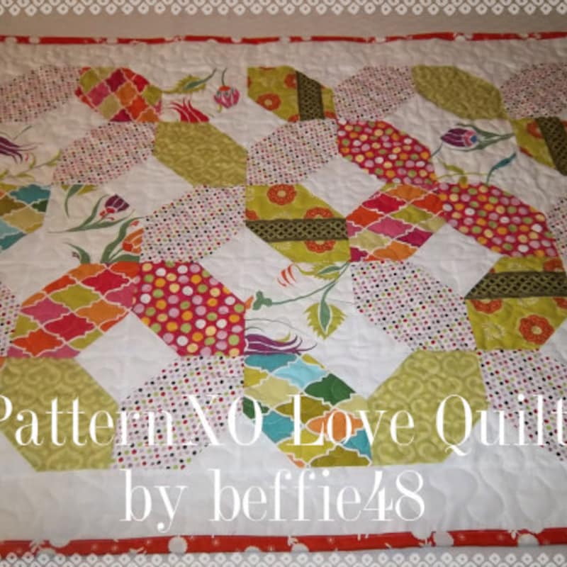 X and O Quilt Pattern - Etsy