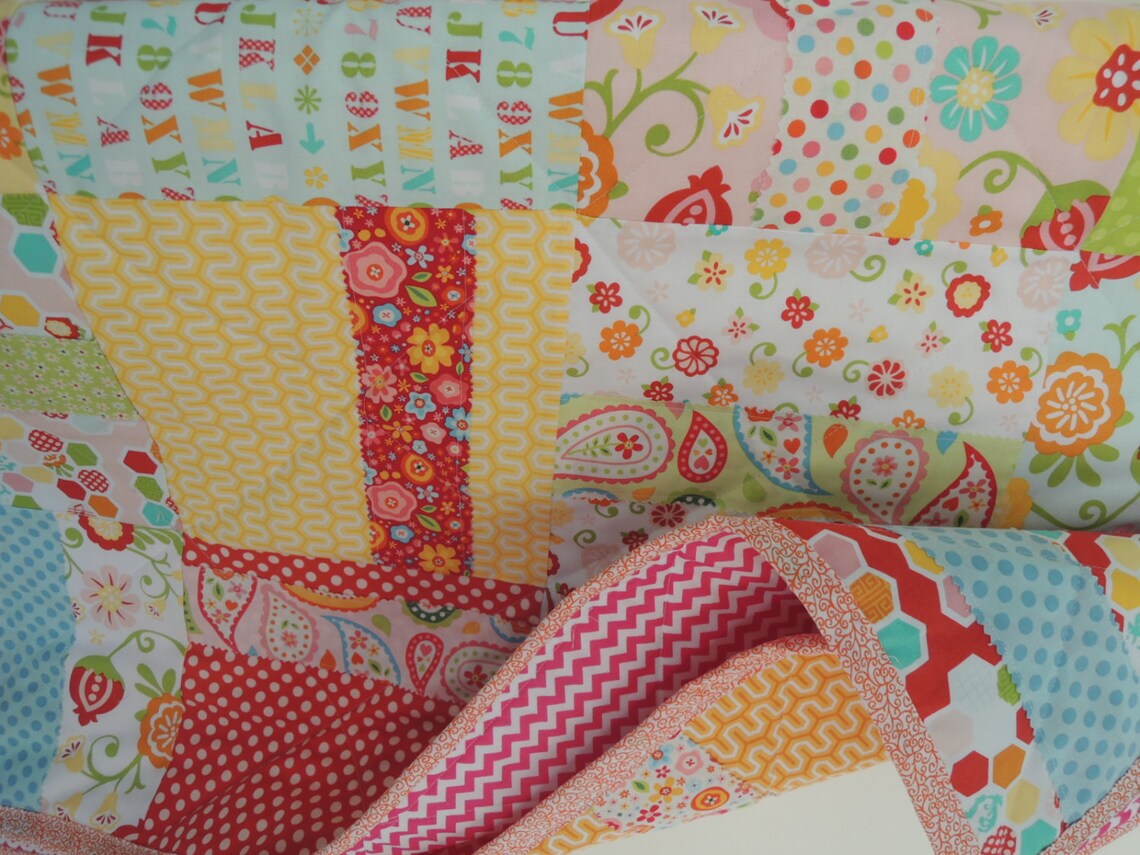 Super Quick Frayed Sunshine Sweet Quilt Pattern Tutorial - Etsy