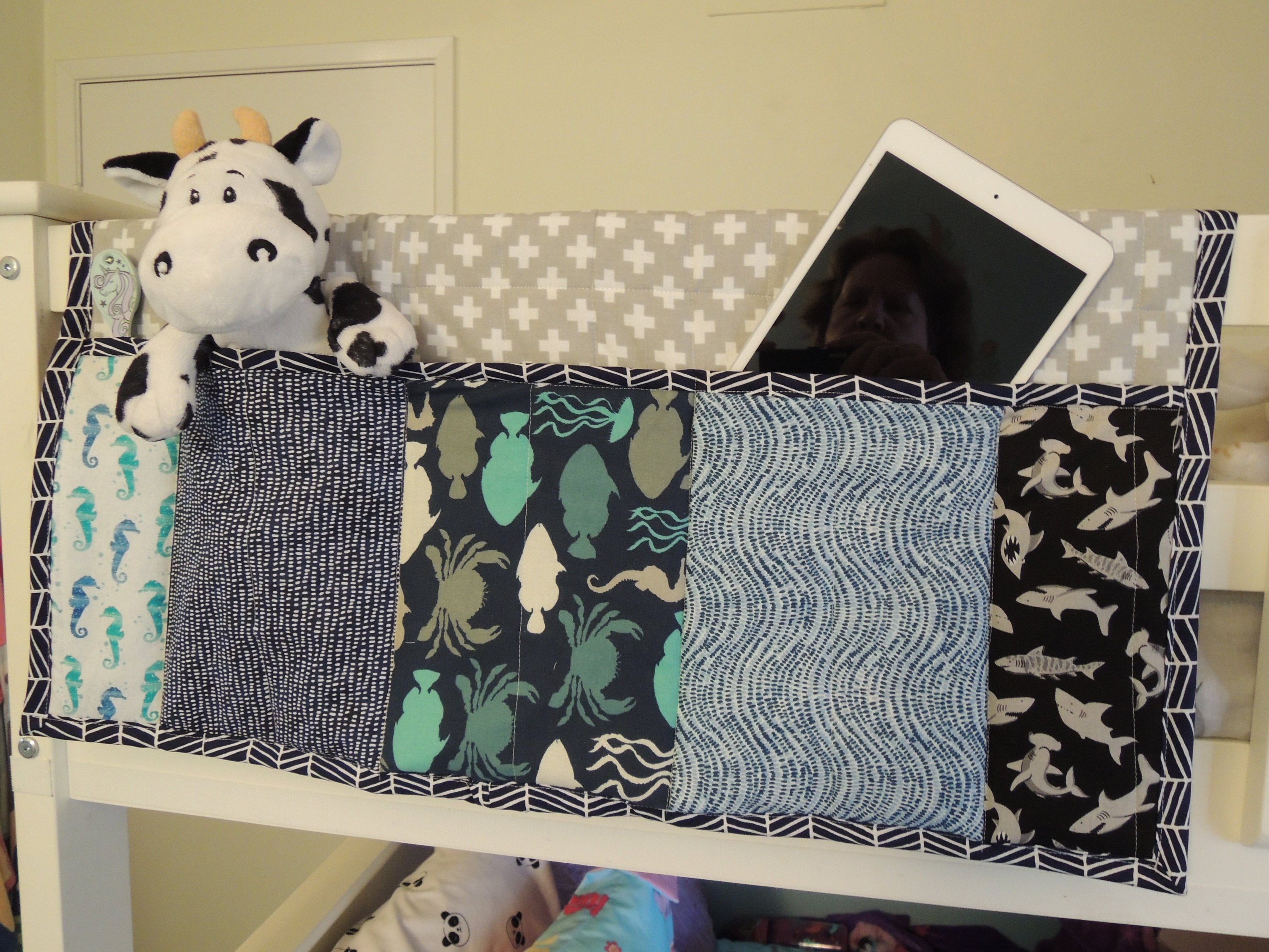 Bedside Caddy 2 Pocket Organizer Super Simple Pattern - Etsy.de