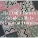 Easy Rag Quilt Pattern Tutorial, Easy With Photos, Pdf File - Etsy
