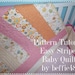Easy Strips Baby Quilt Pattern Tutorial W Photos Pdf. Easy to | Etsy