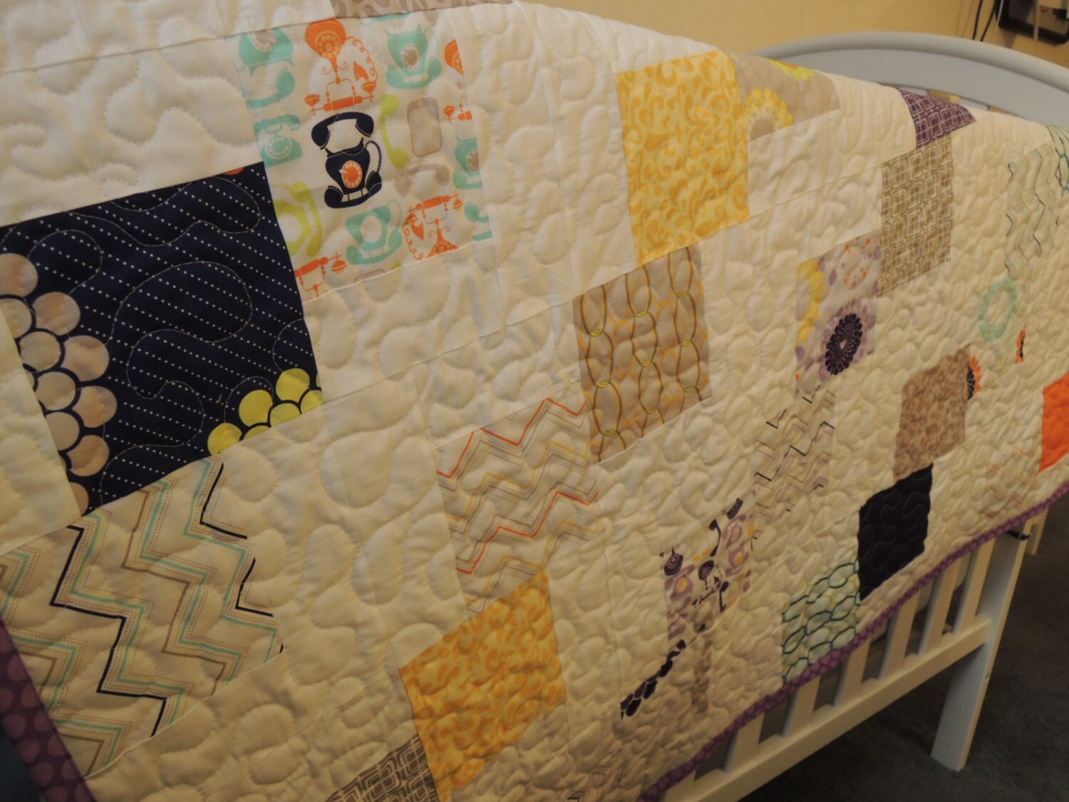 Falling Blocks Quilt Pattern Tutorial Easy to Make Uses - Etsy UK