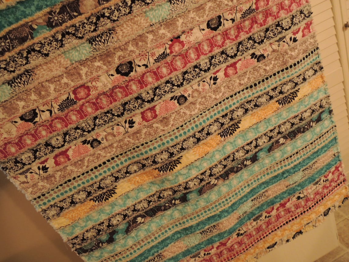 Jelly Roll Rag Quilt 2 Pattern Tutorial, Easy to Make, Pdf - Etsy