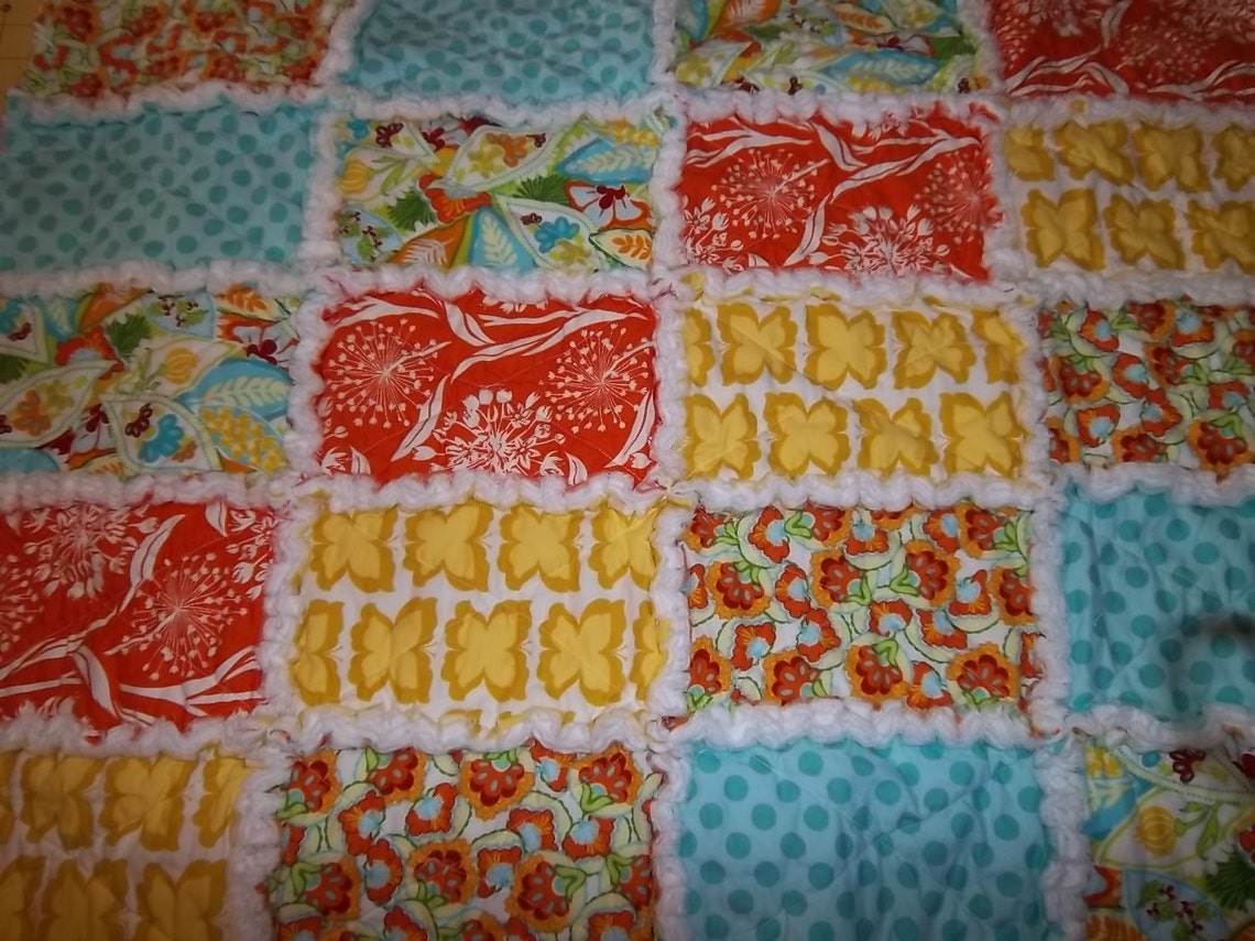 Easy Rag Quilt Pattern Tutorial Easy With Photos Pdf File - Etsy