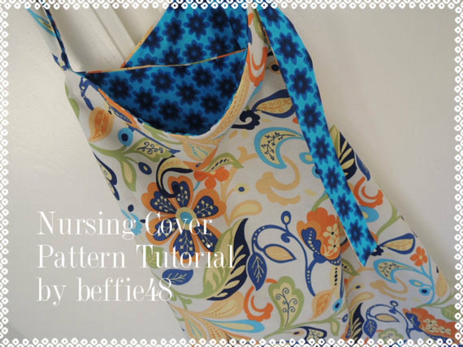 PATTERN Nursing Cover Tutorial Easy to Make pdf. Instant | Etsy