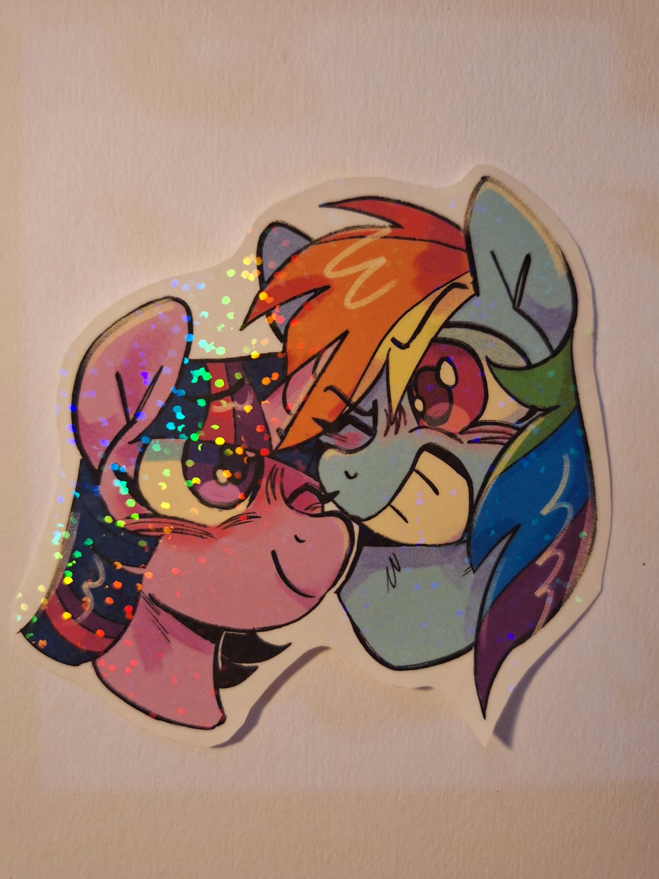 My Little Pony Holographic Vinyl Sticker | Shipped Pairs | Character ...