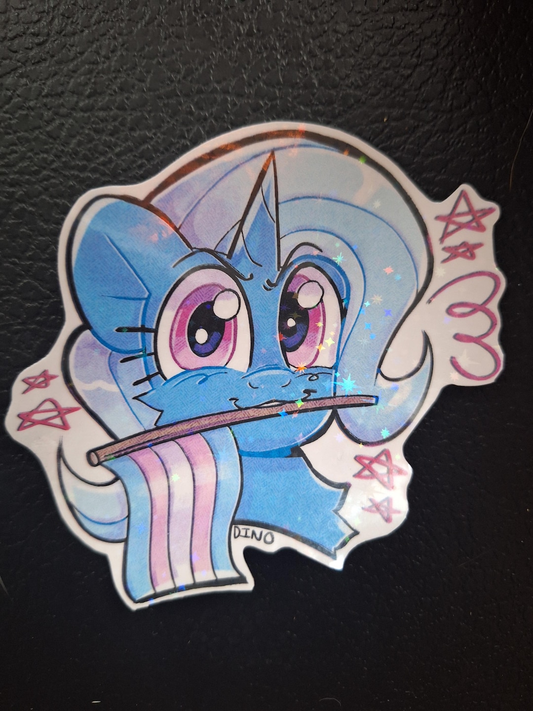 My Little Pony Vinyl Holographic Sticker | Trixie Lulamoon | Trans ...