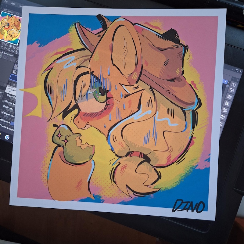 Mlp Applejack Print - Etsy
