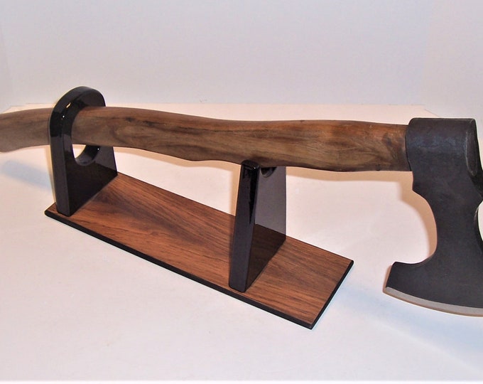 Battle Axe / Tomahawk / Hatchet Display Stand Hickory - Etsy