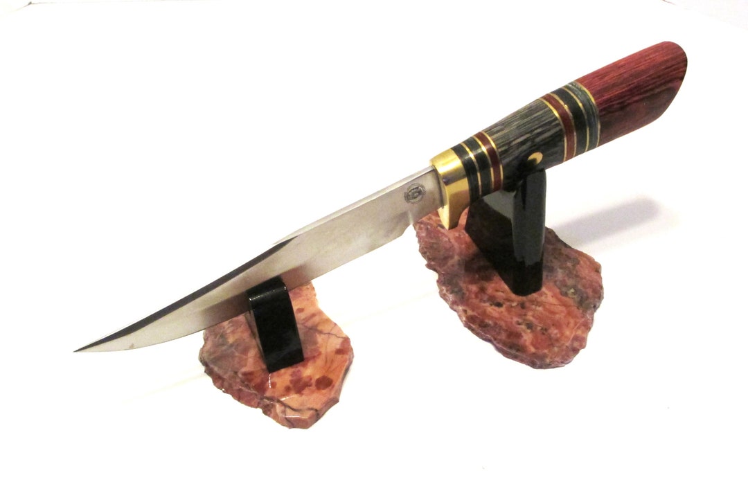 Universal Fit Large Fixed Blade Knife Display Stand Multi-shade Solid ...