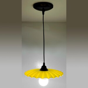 Candy Dish Pendant Light, Marigold Yellow - Etsy