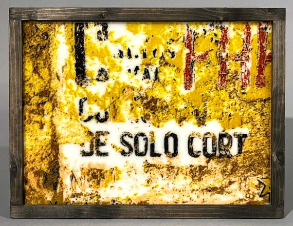 Merida: De Solo Cort Kiln Formed Glass Wall Piece in Box - Etsy