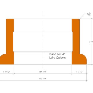 Baseboard Trim With Shoe Base for Lally Column - Craftsman Square ...