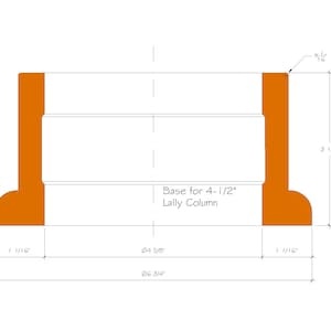 Baseboard Trim With Shoe Base for Lally Column - Craftsman Square ...