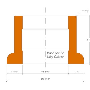 Baseboard Trim With Shoe Base for Lally Column - Craftsman Square ...