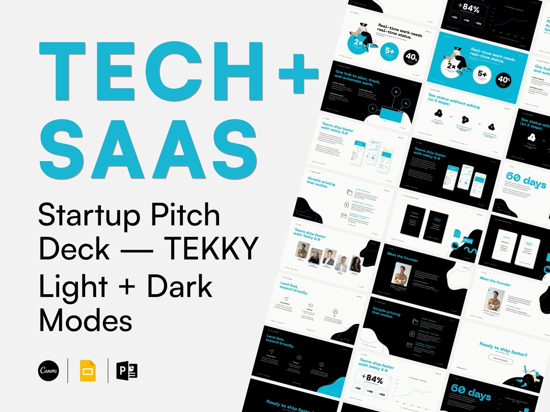 Investor-approved Saas Pitch Deck | for Tech Startups & Founders ...