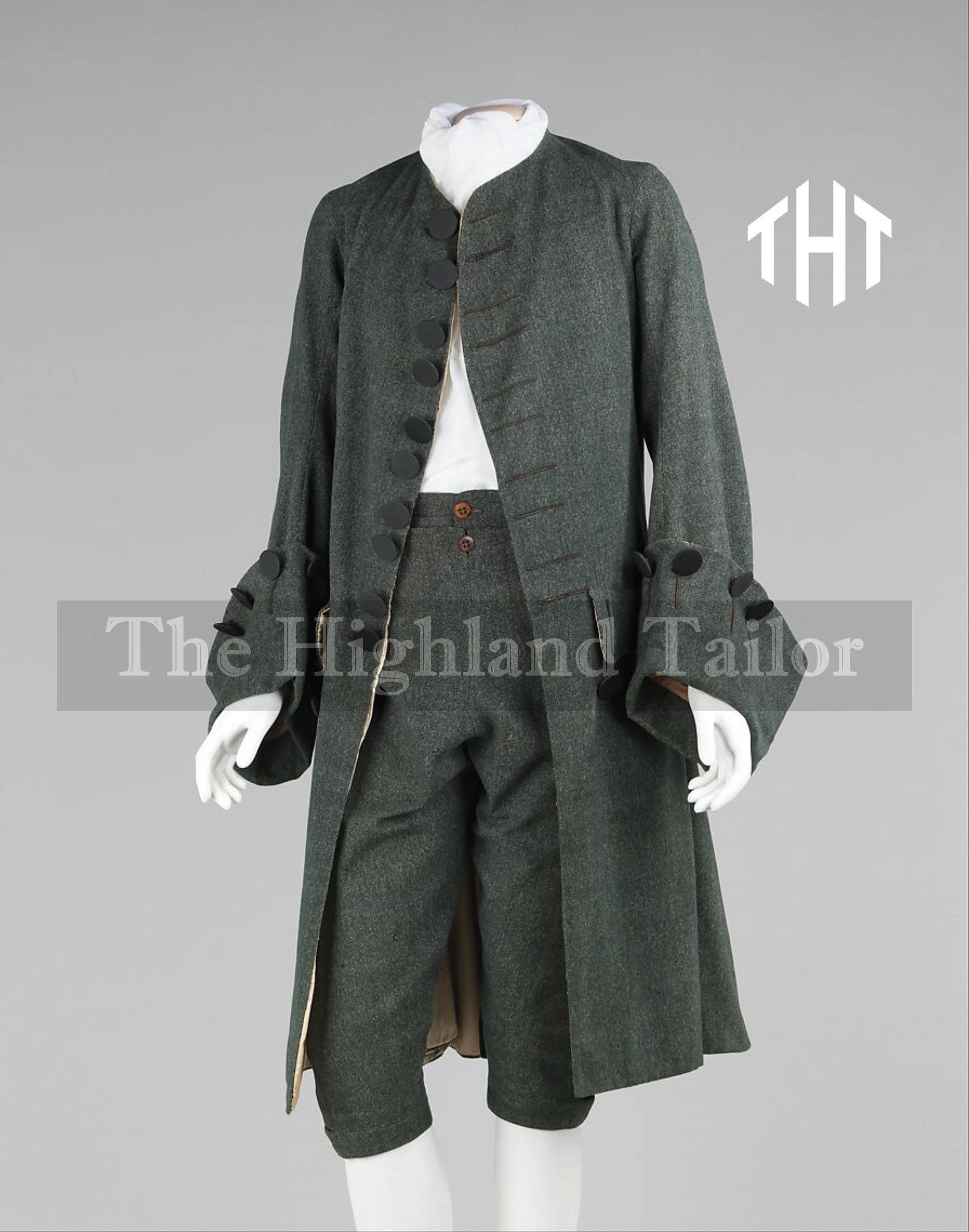 1750s Wool Gentleman's Suit | Colonial Reenactment Outfit - Etsy