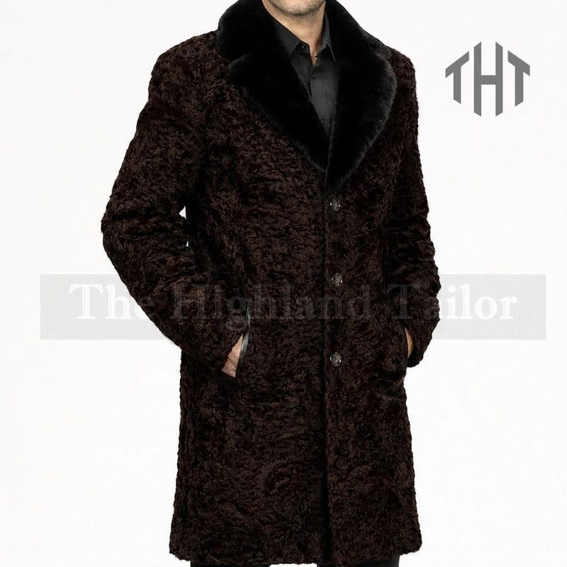 Lamb Fur Coat With Mink - Etsy