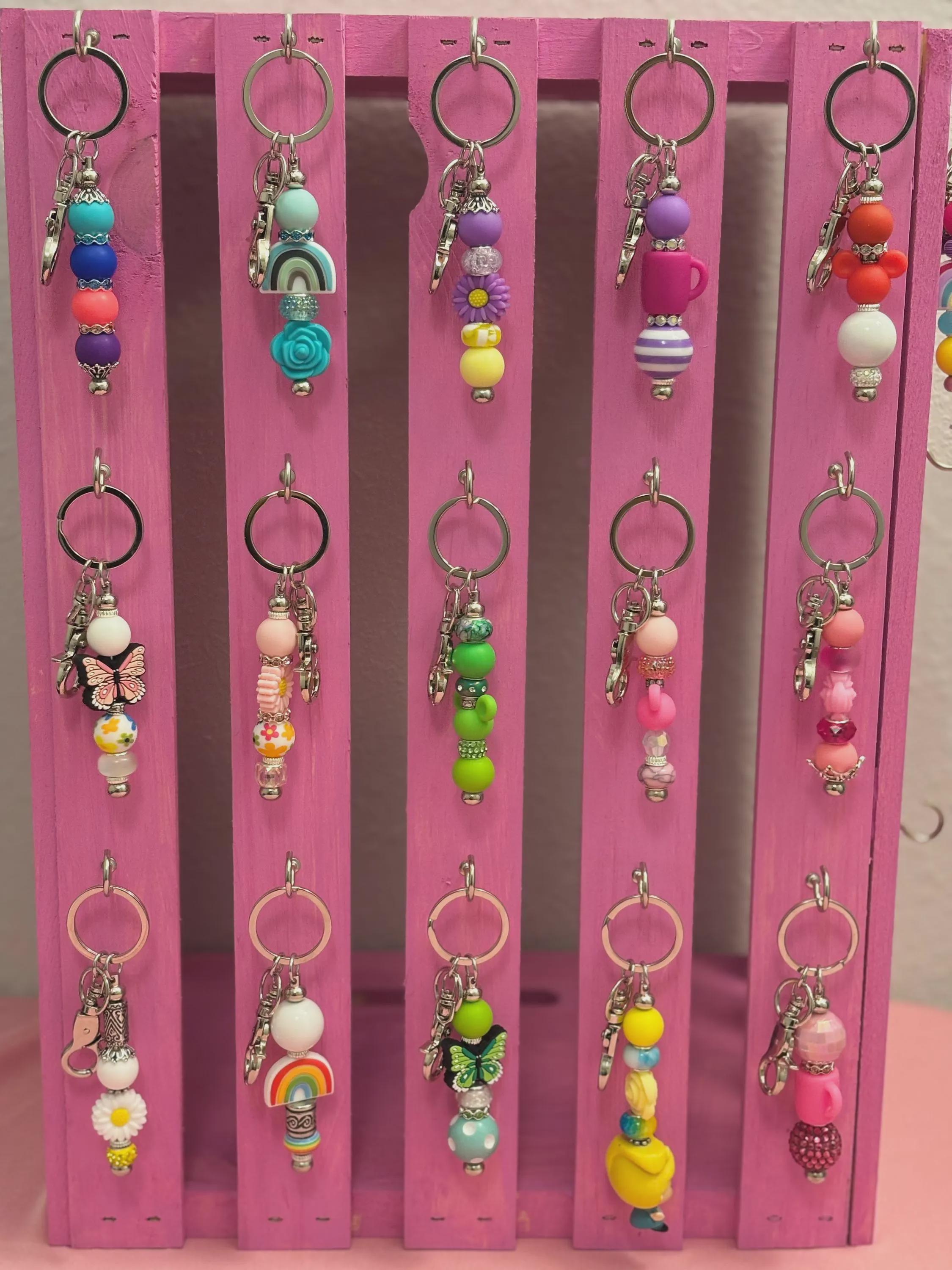Beaded Keychains - Handmade by 7-year-old Entrepreneur - Etsy
