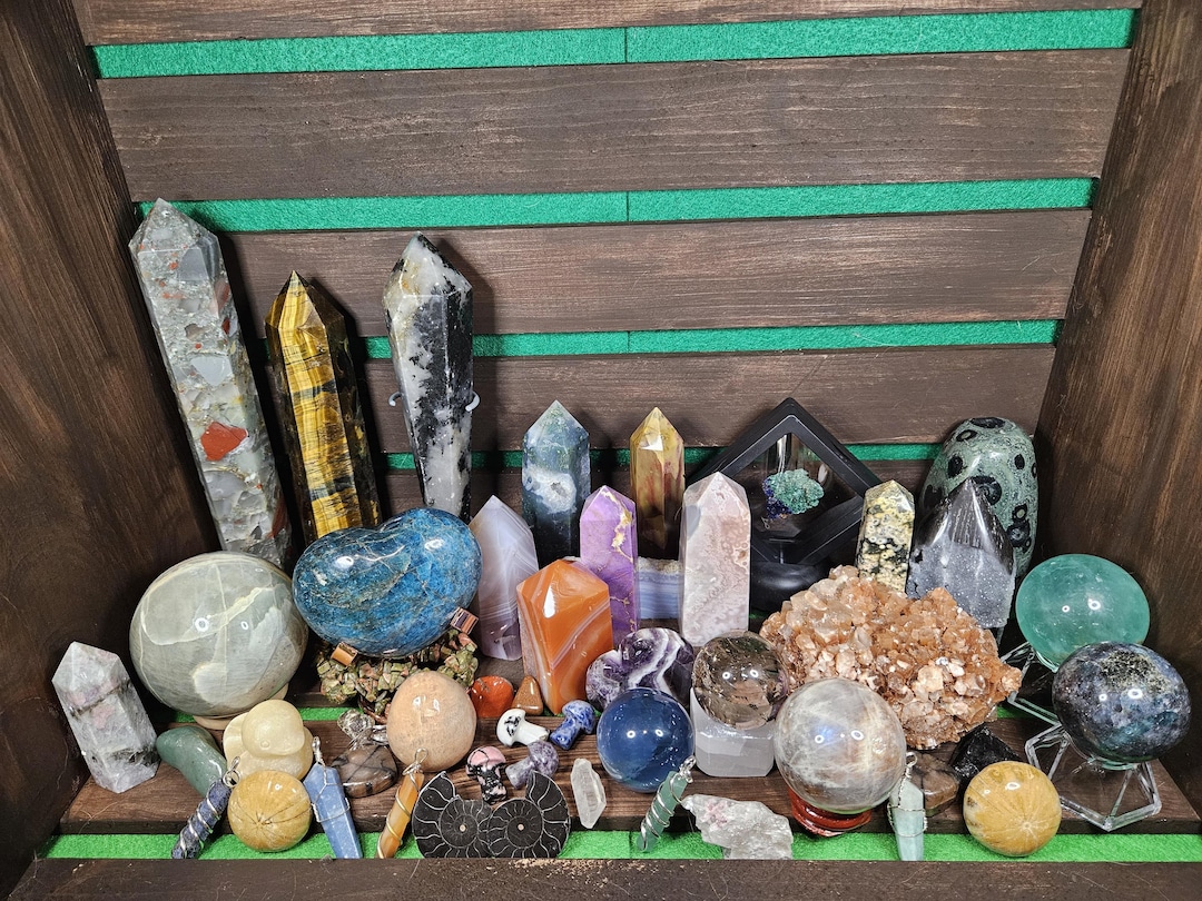 Crystal Mystery Box! Crystals/oddities/fossils! You Choose Your Mystery ...