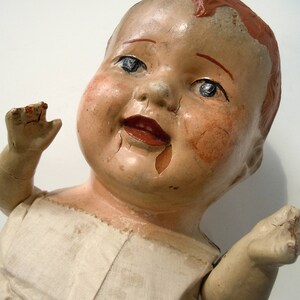 Vintage Distressed Composite Doll / Creepy Surreal Odd Beautiful ...