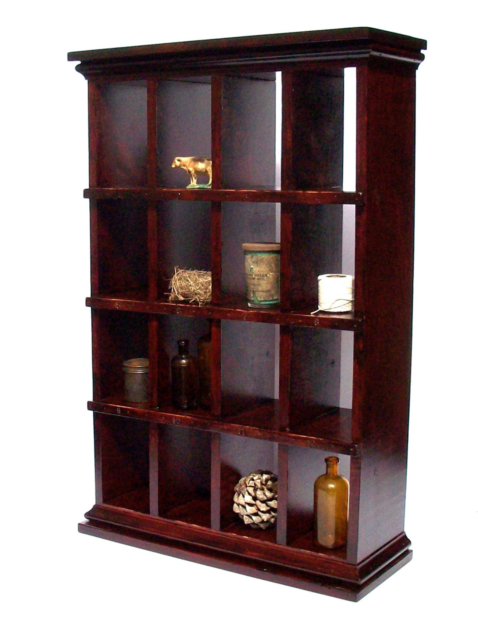 Pigeon Hole Cubby Cabinet / Postal Mail Cabinet / Collection Display ...