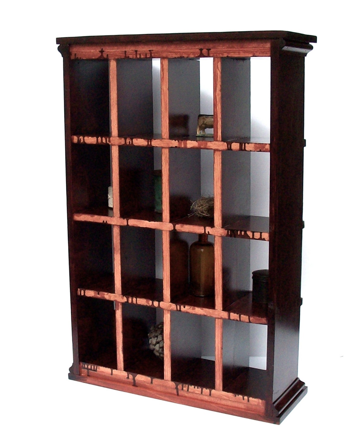 Pigeon Hole Cubby Cabinet / Postal Mail Cabinet / Collection Display ...
