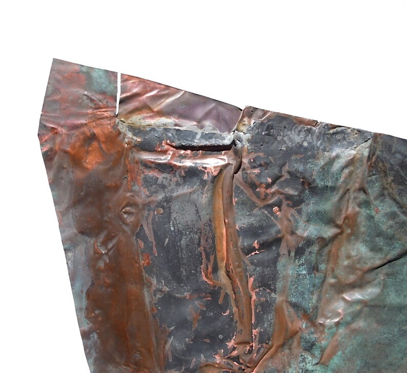 Vintage Copper Architectural Salvage / Architecture Scrap Art / Heavy ...