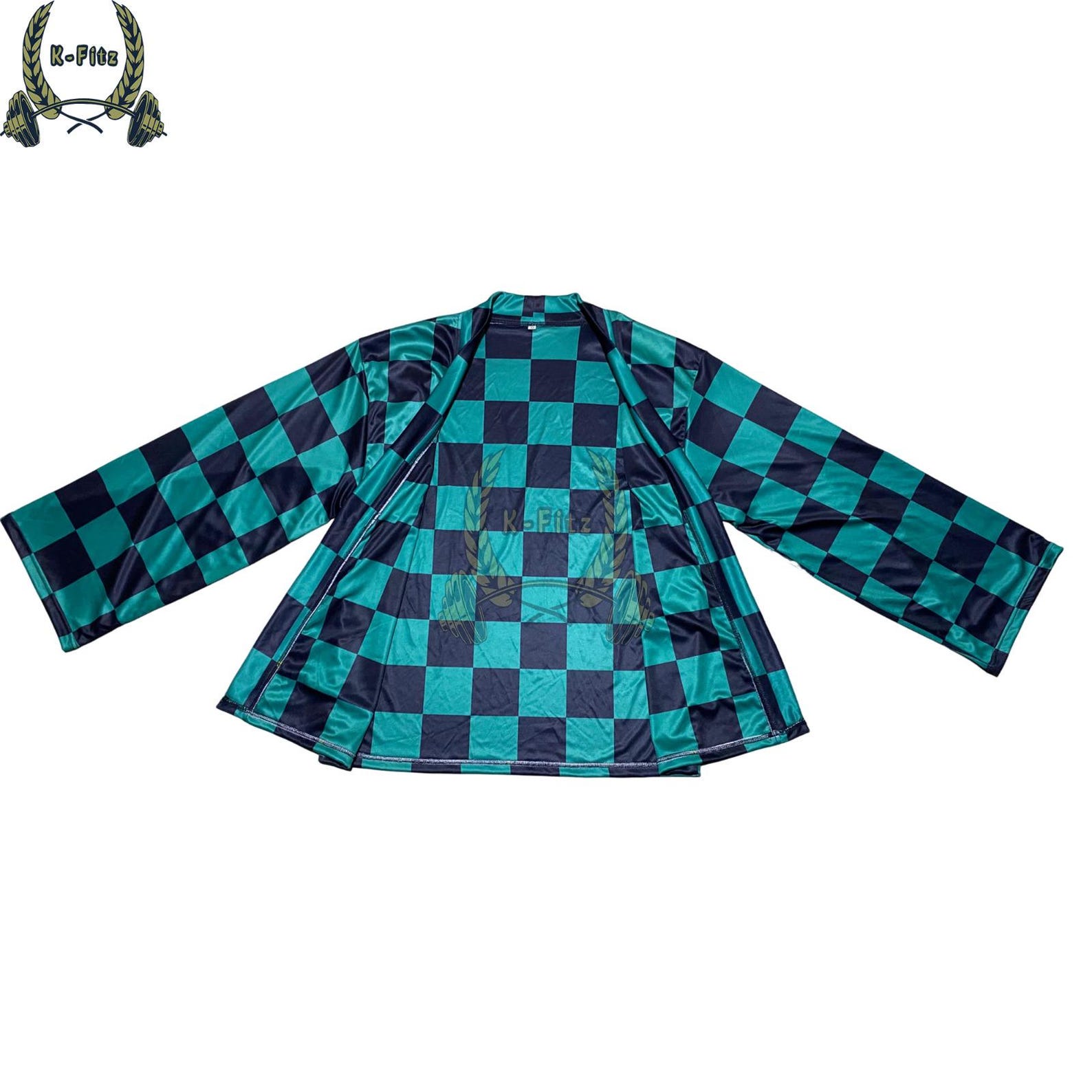 Tanjiro Checkered Kimono Jacket: Anime Cosplay Haori - Etsy