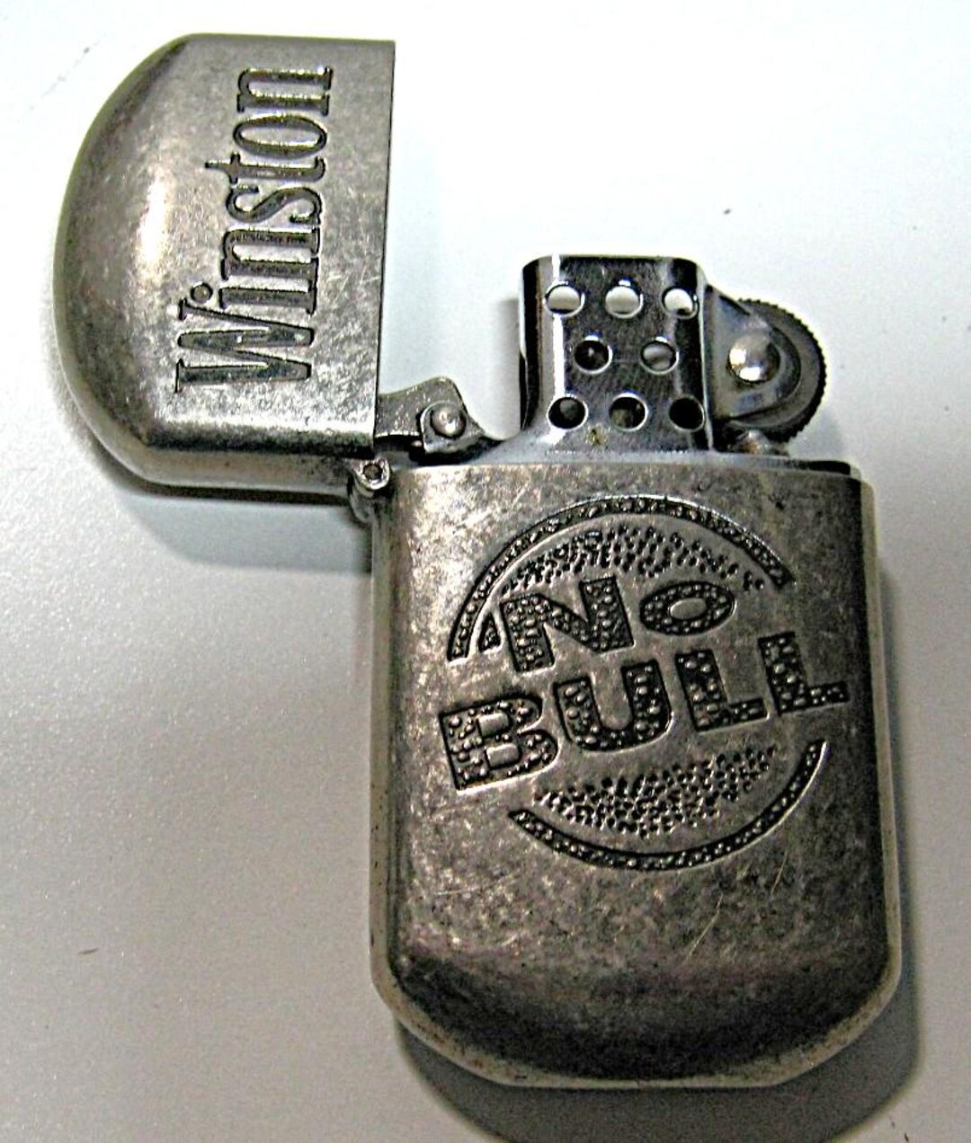 Vintage - Winston "no Bull" Lighter (circa 1960's - 1990's) - Silver ...