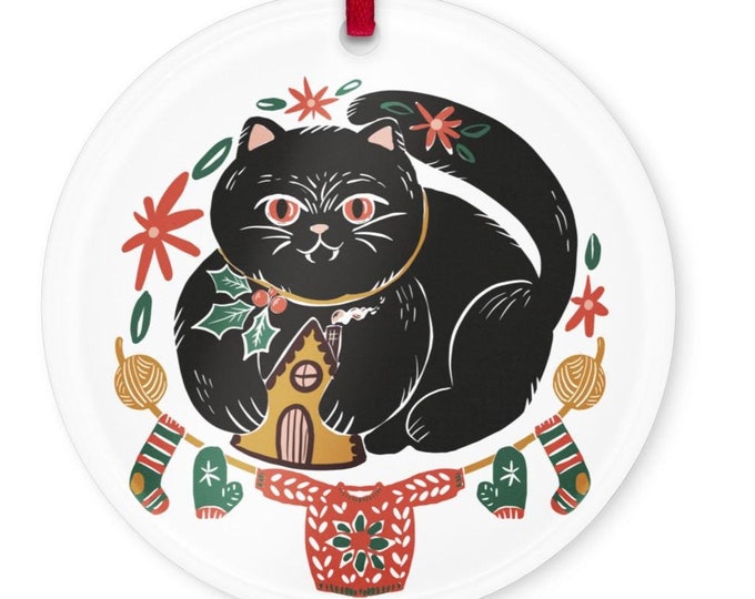Yule Cat Ornament - Etsy