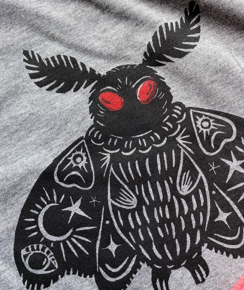 Mothman Shirt for Kids Moth Man Shirt for Toddlers Childrens - Etsy
