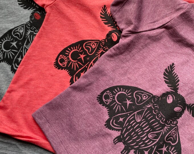 Mothman Shirt for Kids, Moth Man Shirt for Toddlers, Childrens Cryptid ...