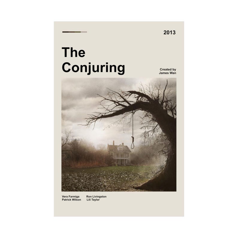 The Conjuring Poster: Horror Movie Wall Art - Perron Farmhouse Matte ...