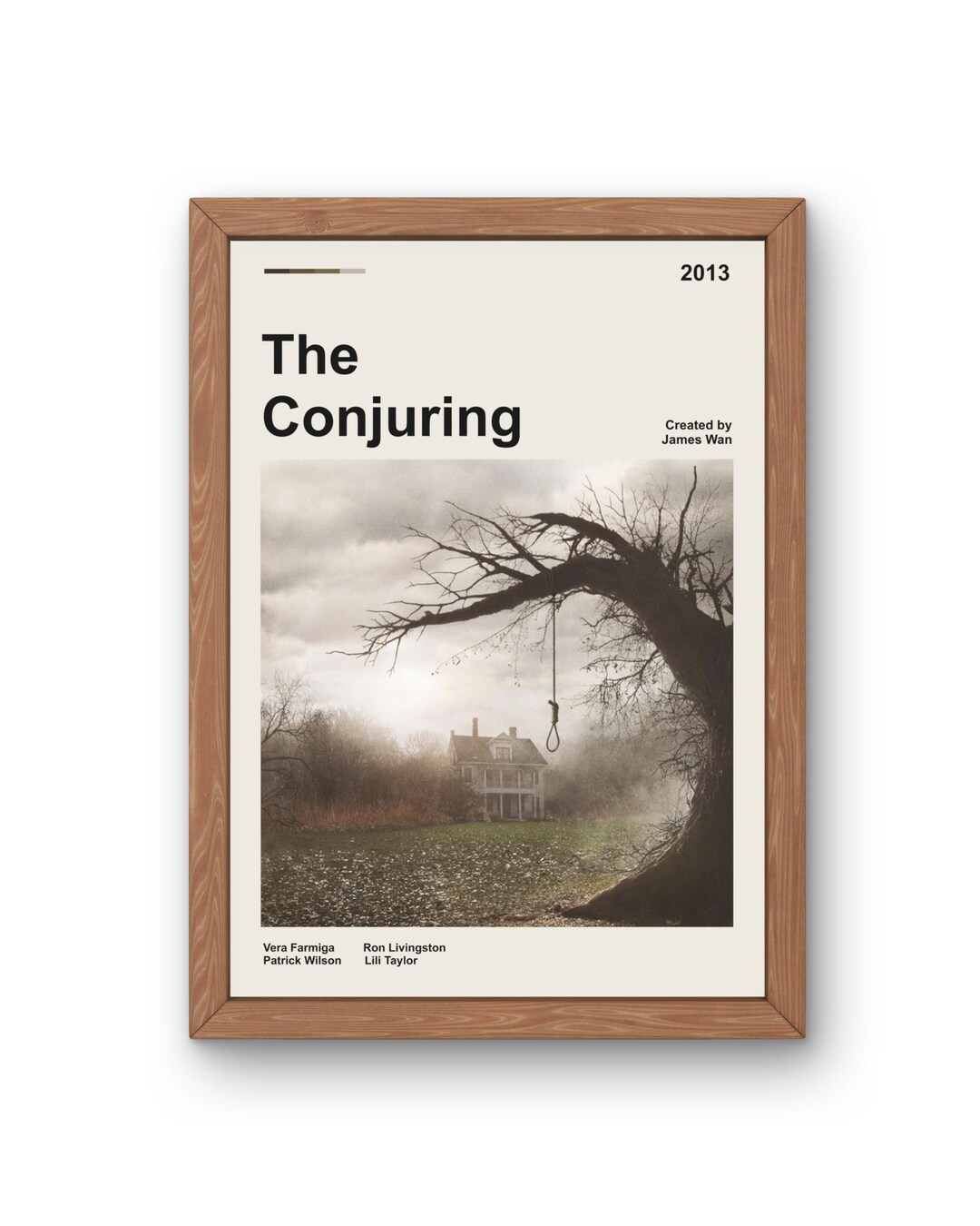 The Conjuring Poster: Horror Movie Wall Art - Perron Farmhouse Matte ...