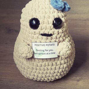 Positive Potato, Crochet Pattern, Emotional Support, Easy to Read ...