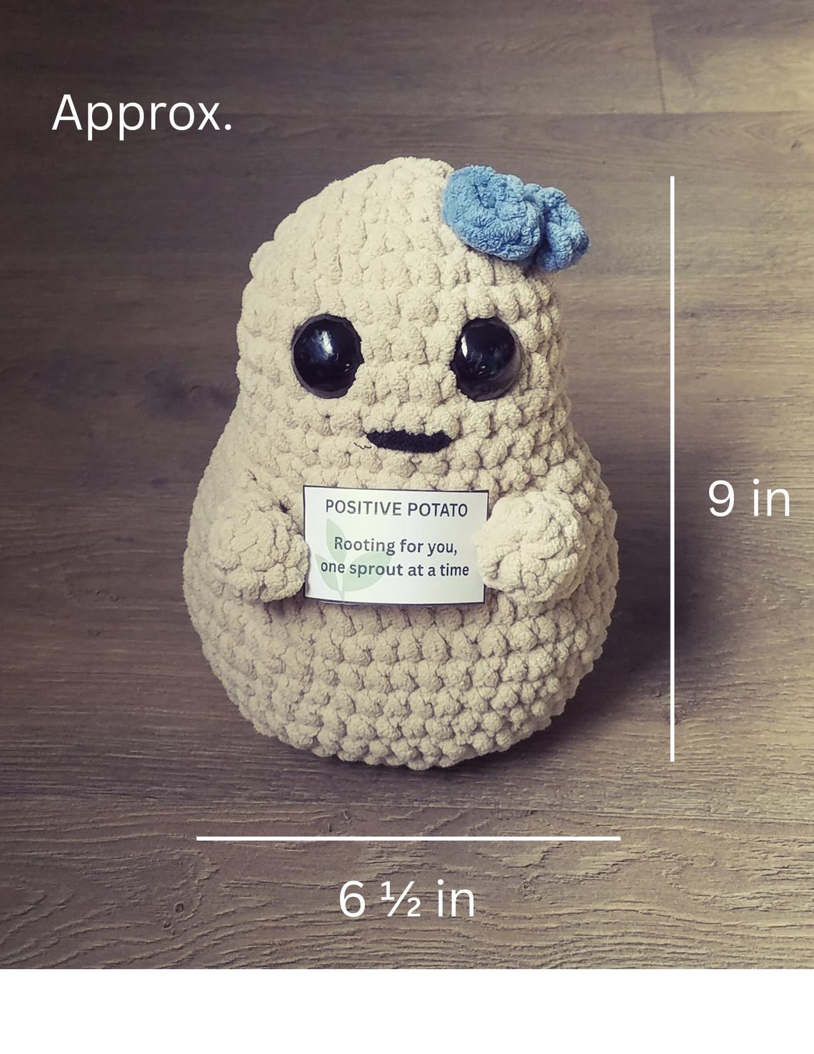 Positive Potato, Crochet Pattern, Emotional Support, Easy to Read ...
