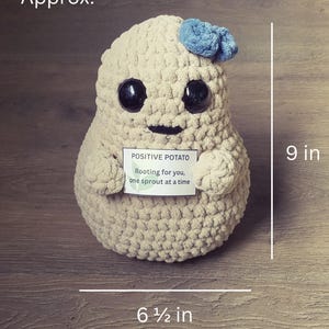 Positive Potato, Crochet Pattern, Emotional Support, Easy to Read ...