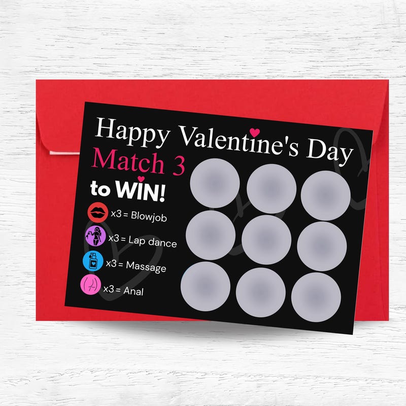 Valentines Card Risque - Etsy UK