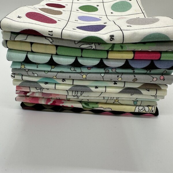 Paint by Numbers Fabric - Etsy