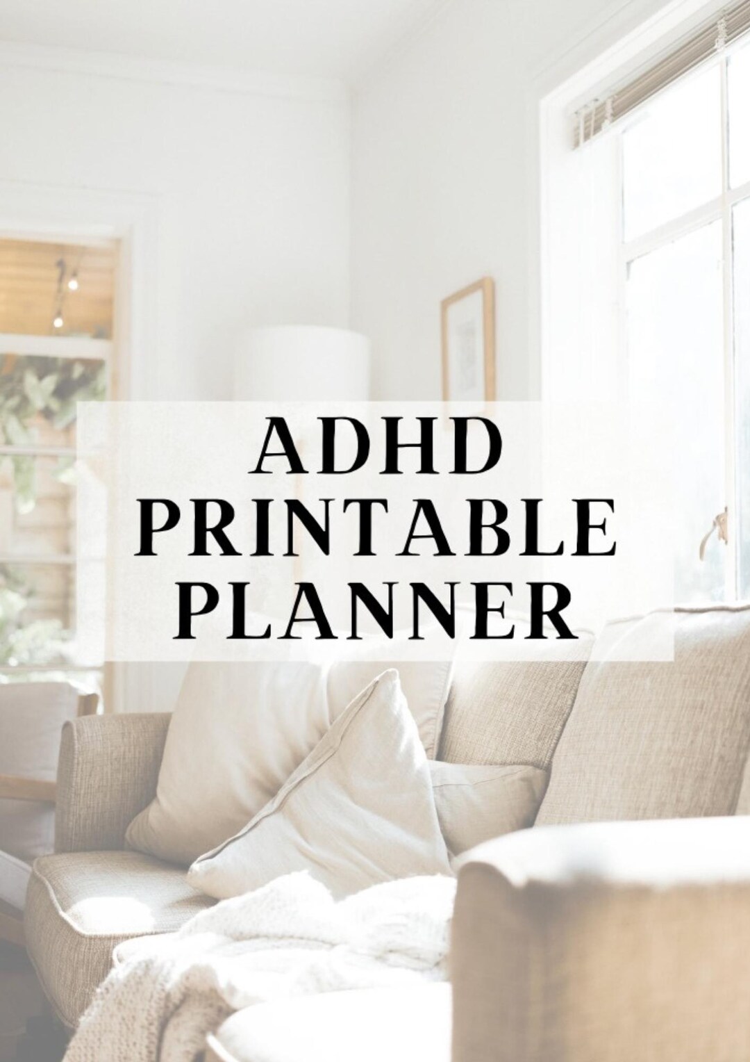 ADHD Planner, Planner, Organization, Self Care, Self Love, ADHD, Easier ...