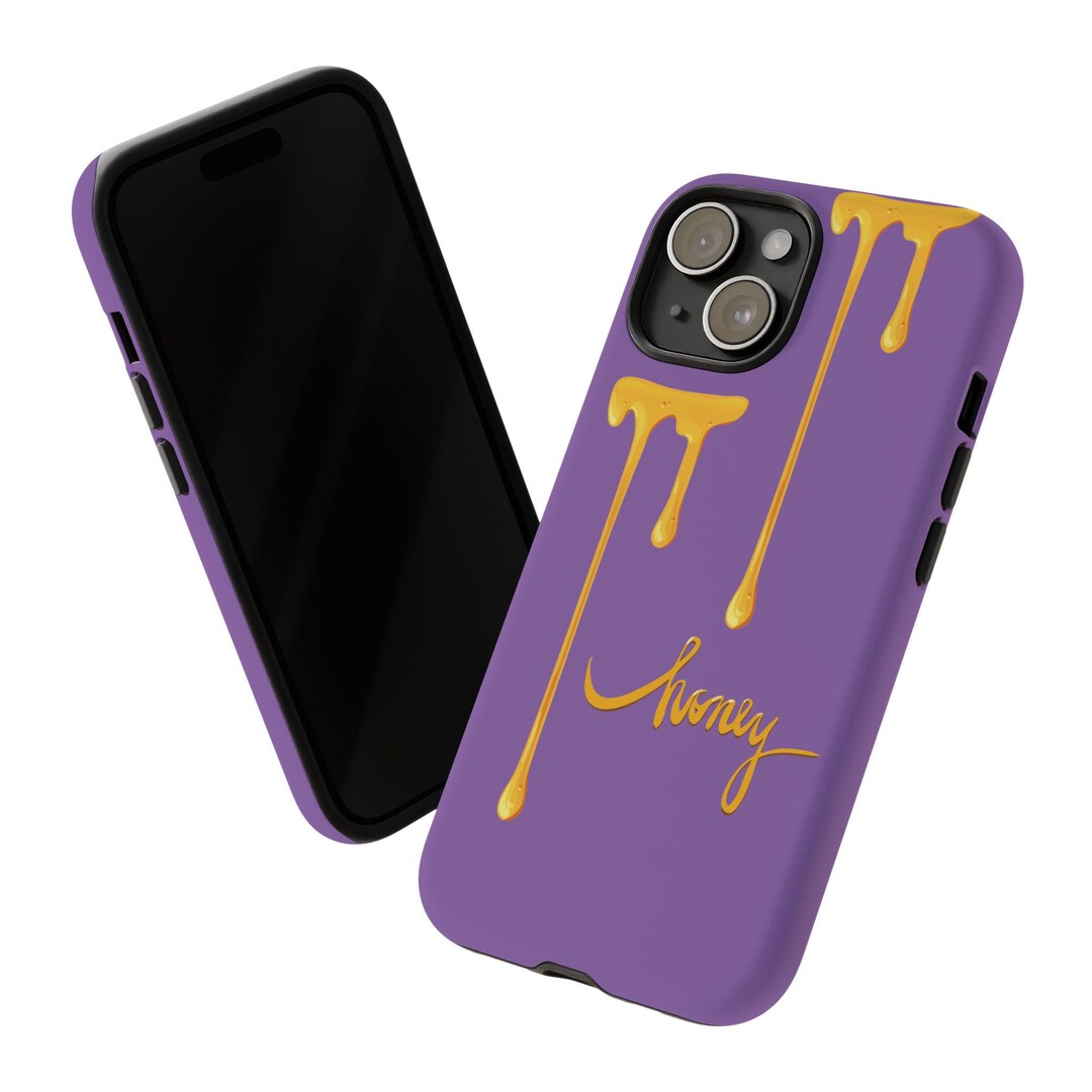 Honey Drip Phone Case – Purple Aesthetic Cover, Gift for Her, Trendy ...