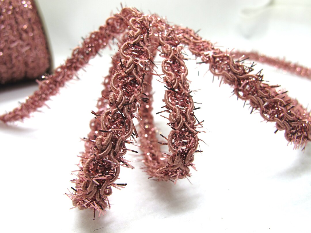 3/8 Inch Glittery Gimp Trim, Shiny Gimp Braided Trim|french Gimp ...