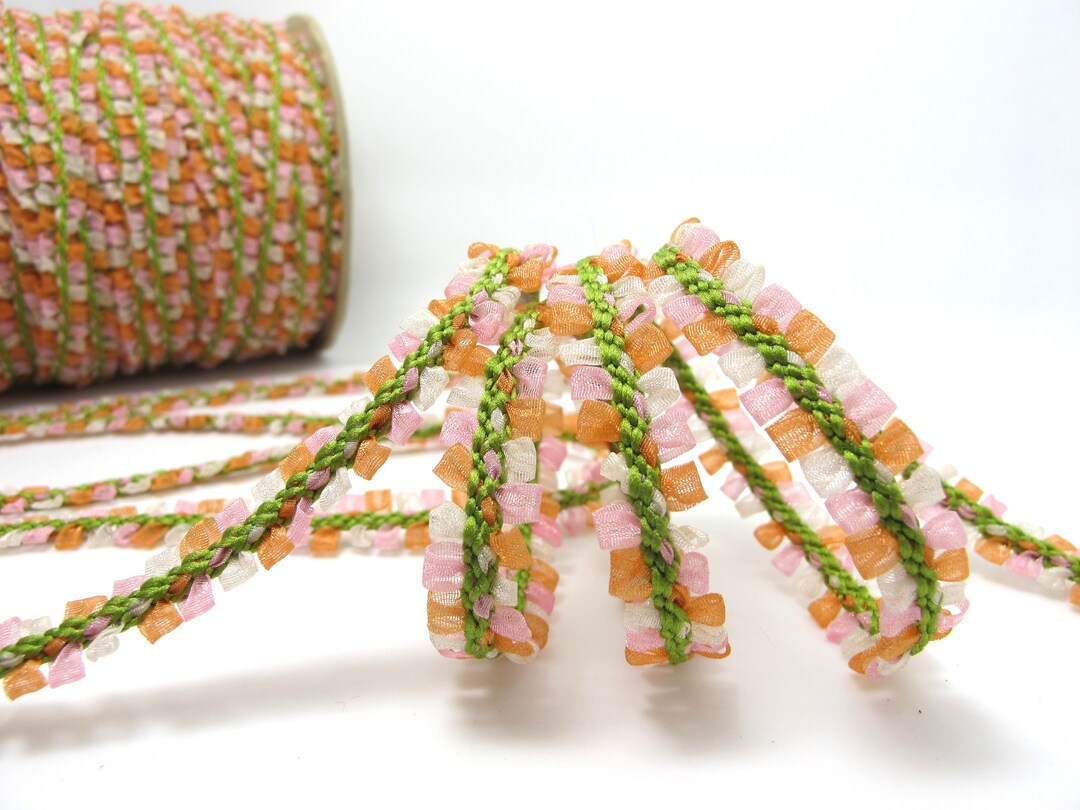 3 Yards 9mm Rococo Trim, Floral Rococo Trim Base, Vintage Design Flower ...